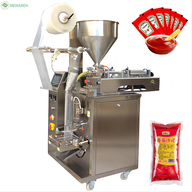 MNS-YG100 Tomato Sauce Chili Sauce Soybean Paste Packing Machine ...