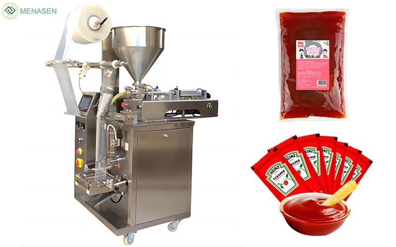 MNS-YG100 Tomato Sauce Chili Sauce Soybean Paste Packing Machine ...