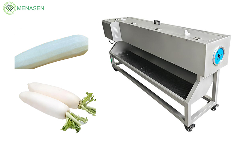 MNS-XP11 White Radish Peeler Machine - Zhengzhou Menasen Machinery Co.,Ltd
