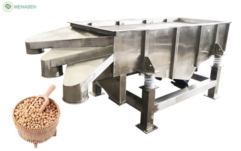 Electric Vibrating Linear Vibration Sieve Machine - Zhengzhou Menasen ...